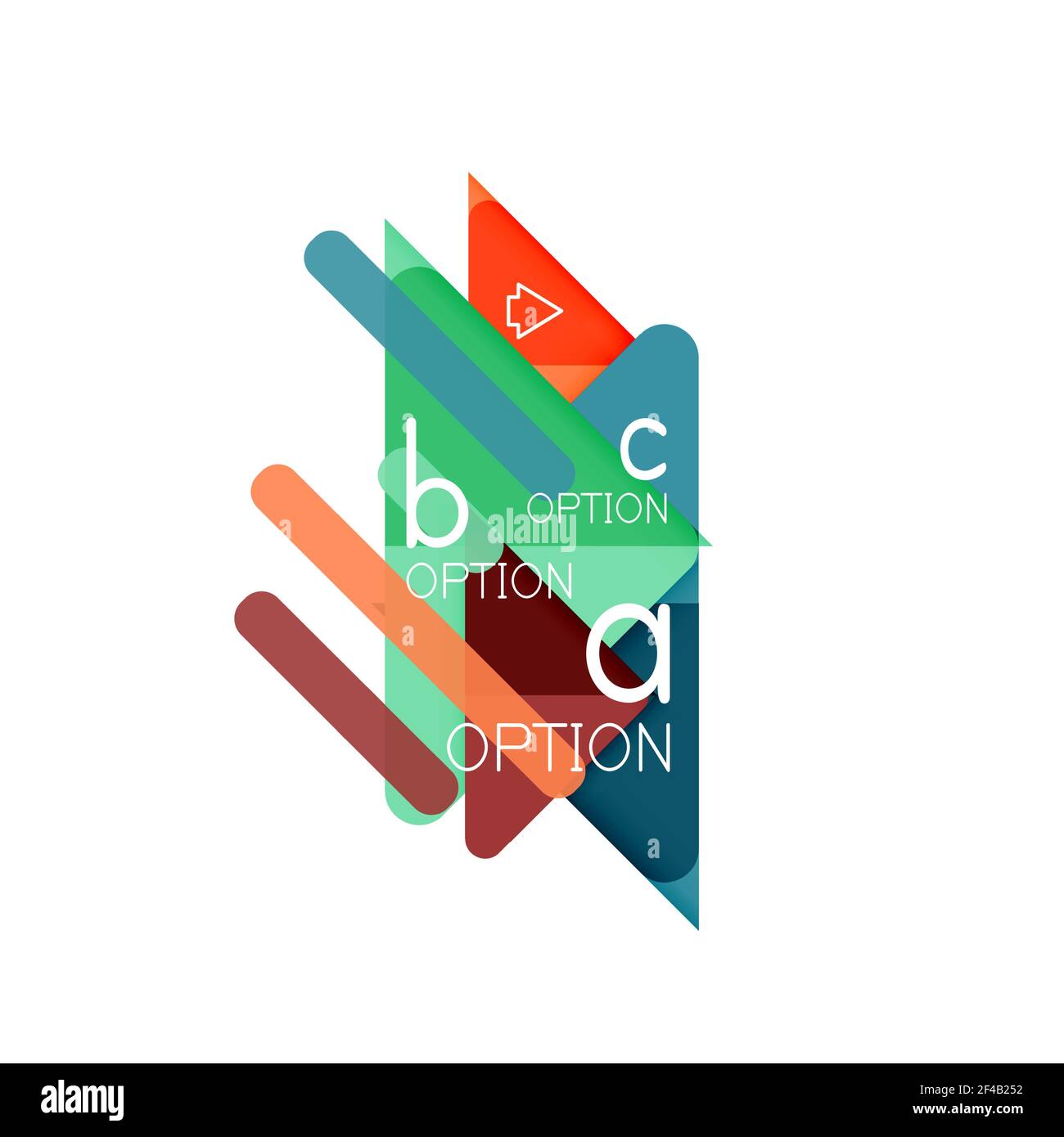 Triangle Data Visualization Design Option Infographic Layout Triangle Data Visualization