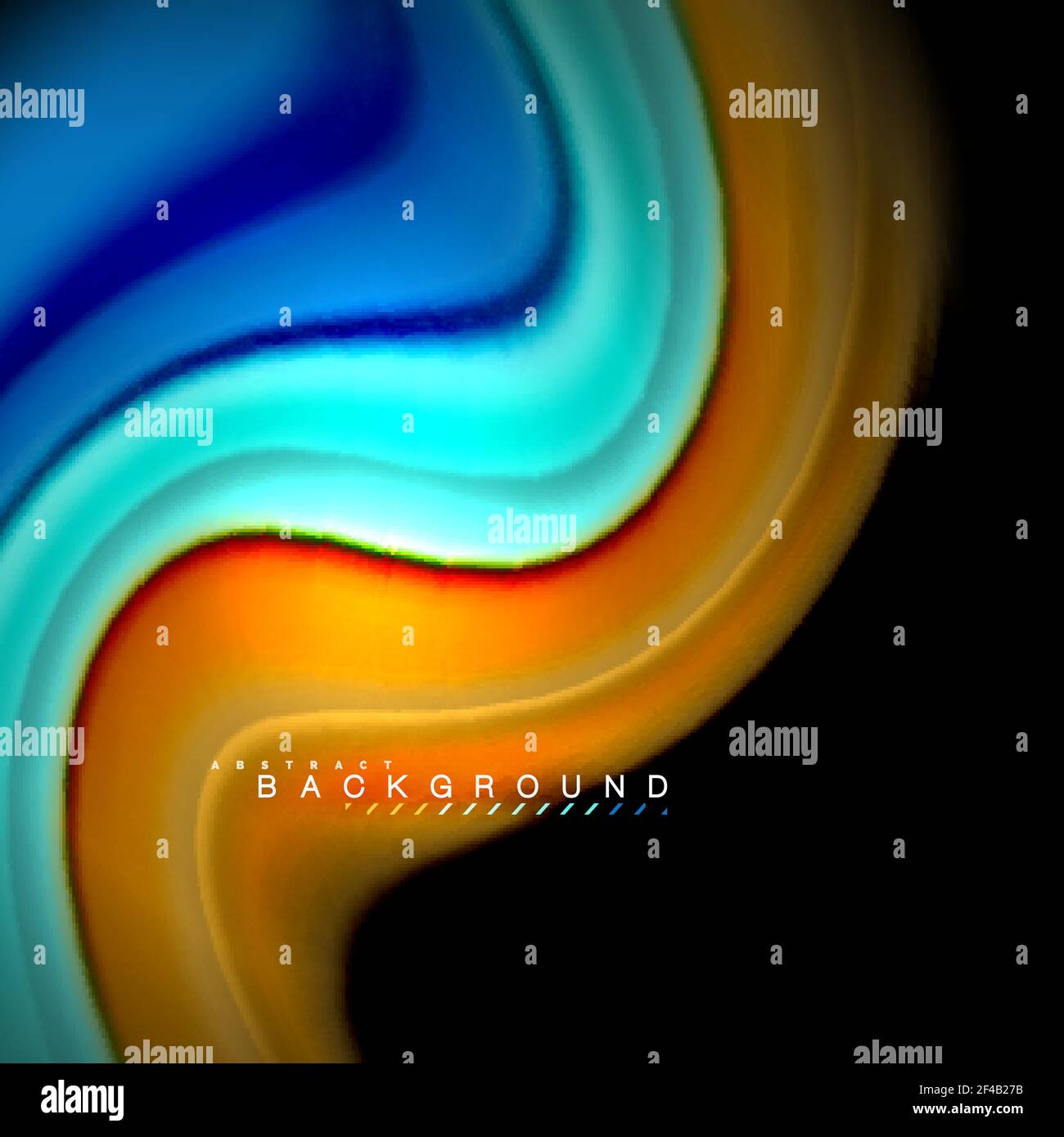 Fluid mixing colors vector wave abstract background design. Colorful ...