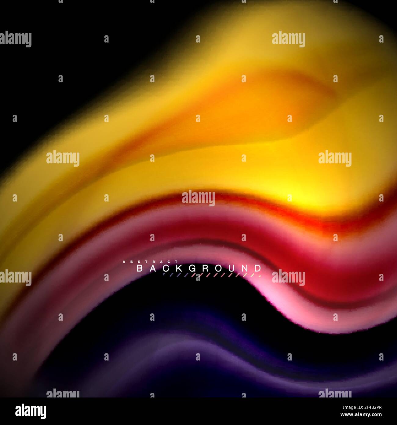 Fluid mixing colors vector wave abstract background design. Colorful ...