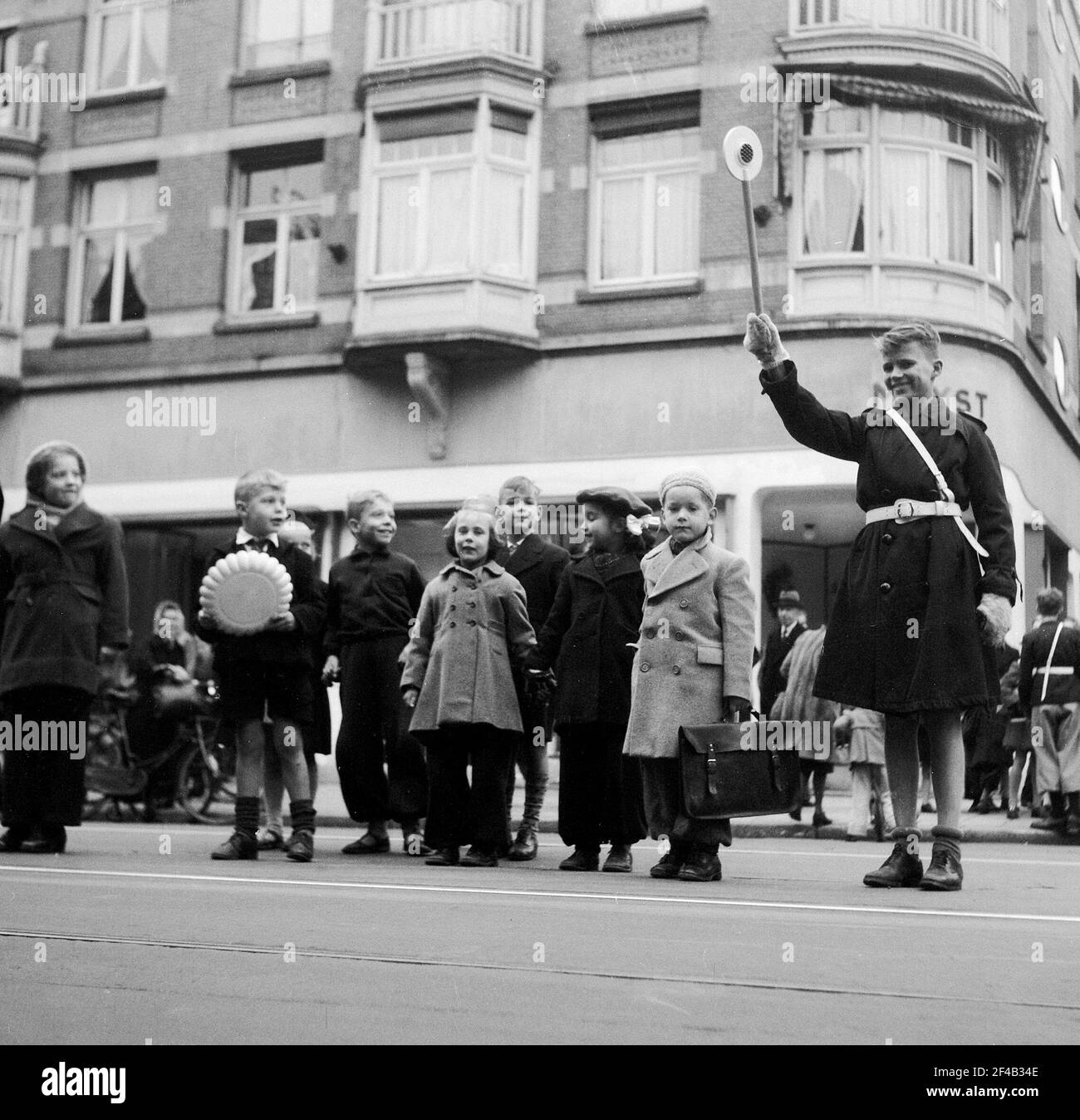 1940s crosswalk guard hi-res stock photography and images - Alamy