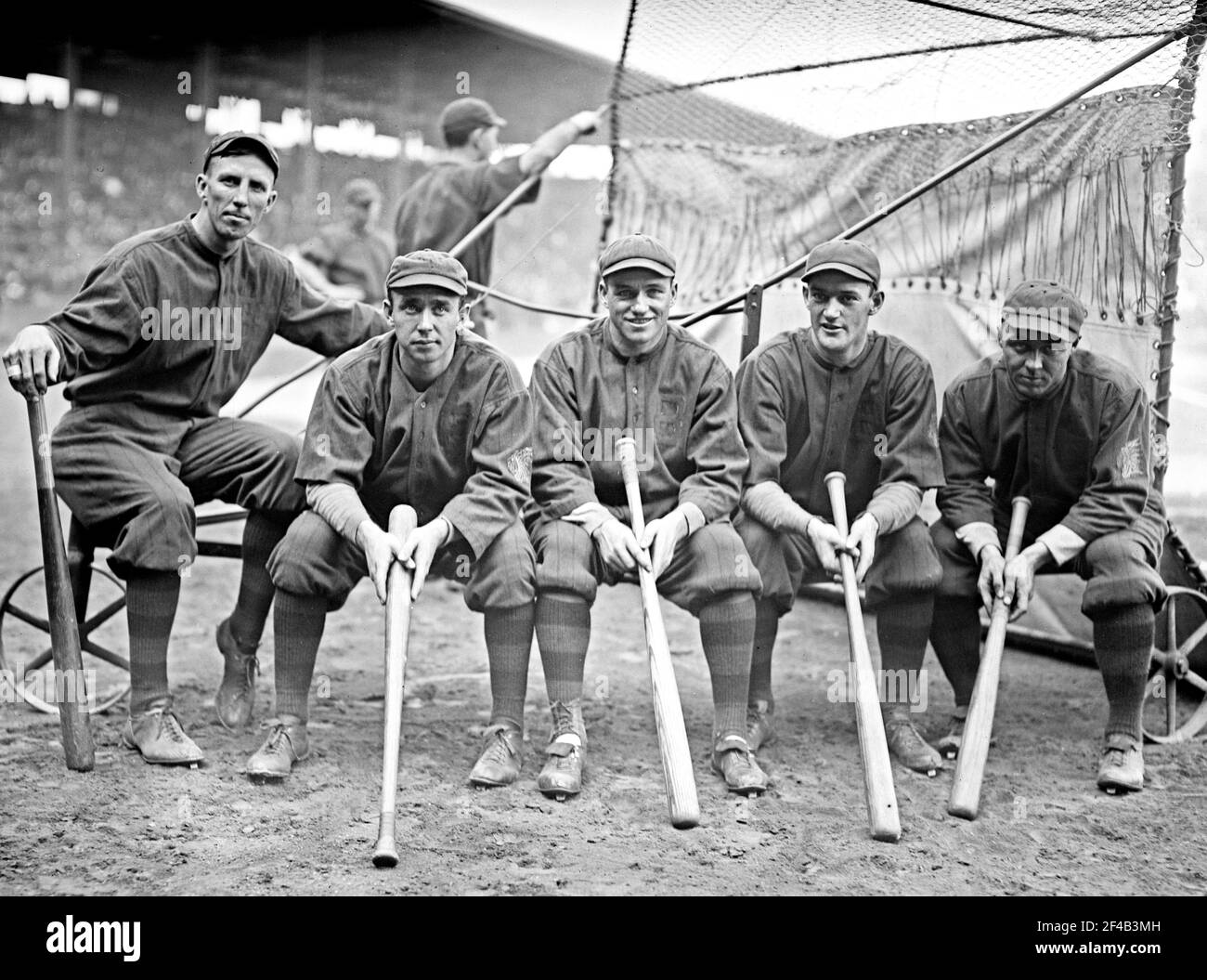 Hank Gowdy, Dick Rudolph, Lefty Tyler, Joey Connolly, Oscar Dugey ca ...