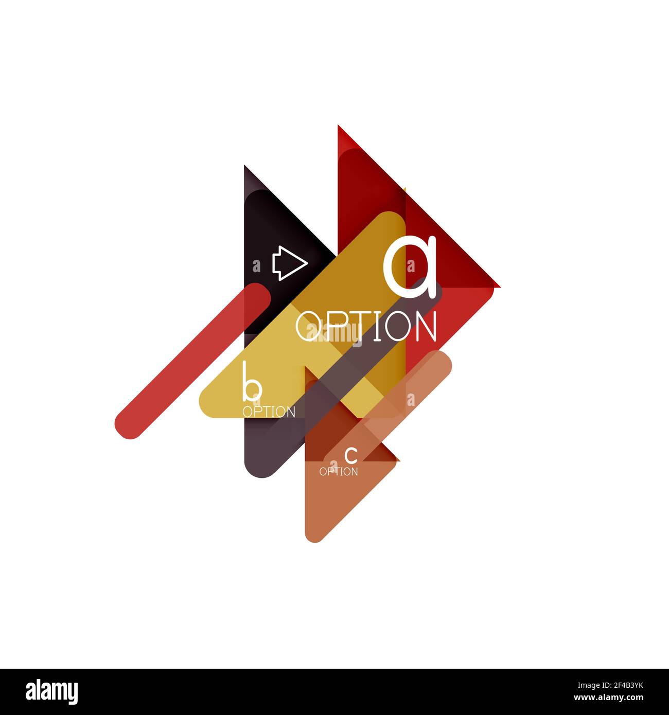 Triangle Data Visualization Design Option Infographic Layout Triangle Data Visualization