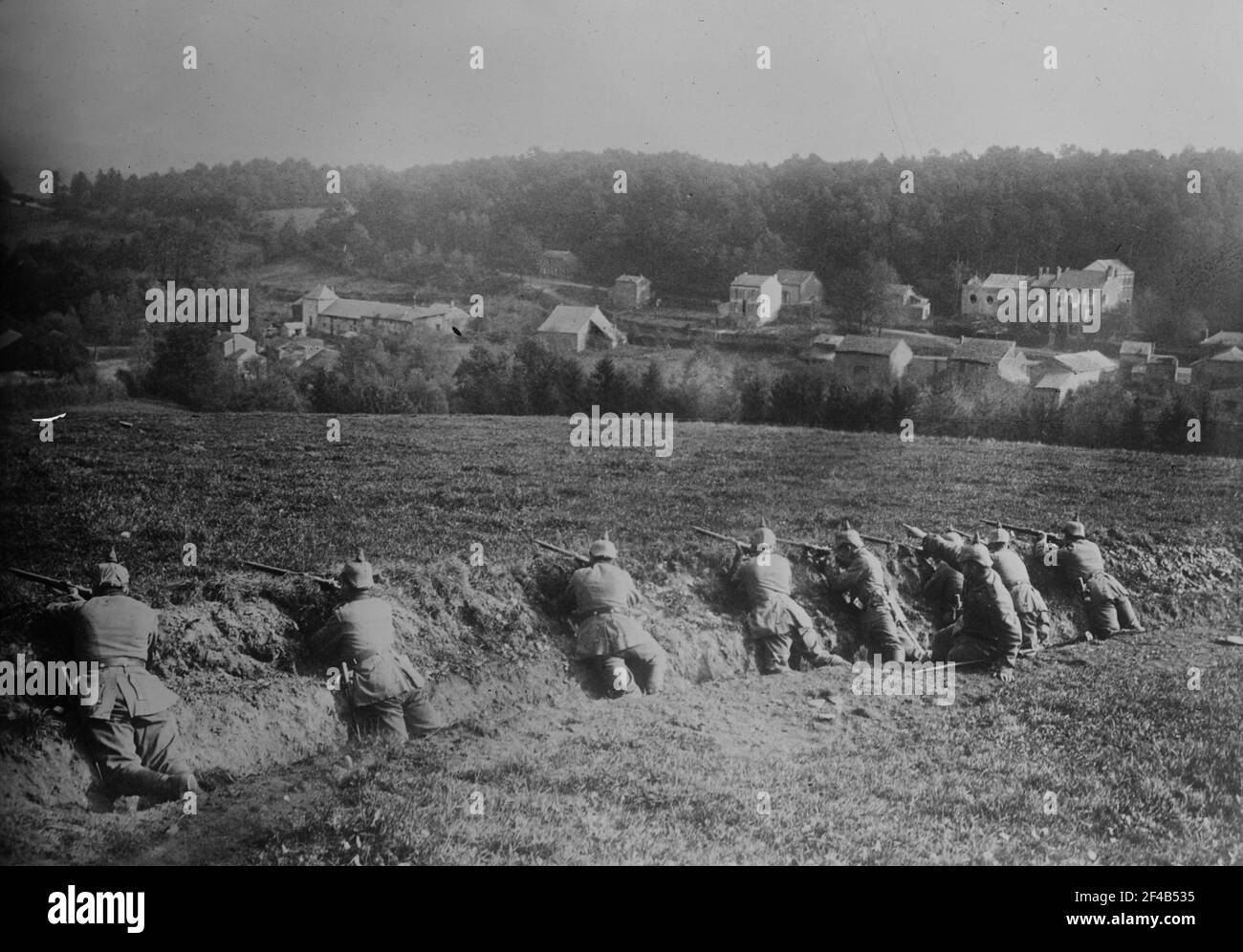 German soldiers in the Argonne Forest, France, during World War I ca ...