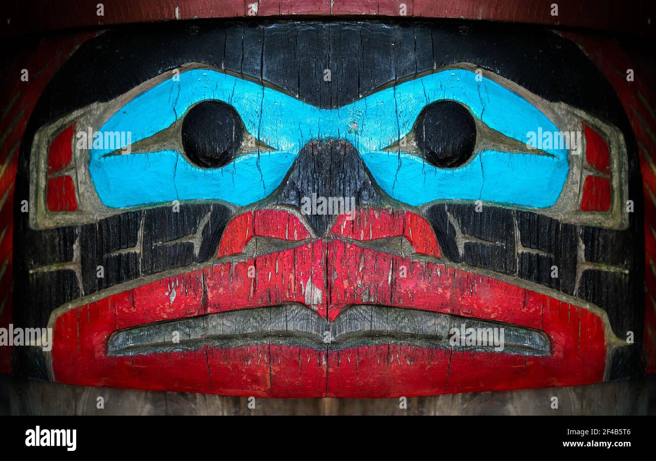 West Coast First Nation Mask High Resolution Stock Photography and ...