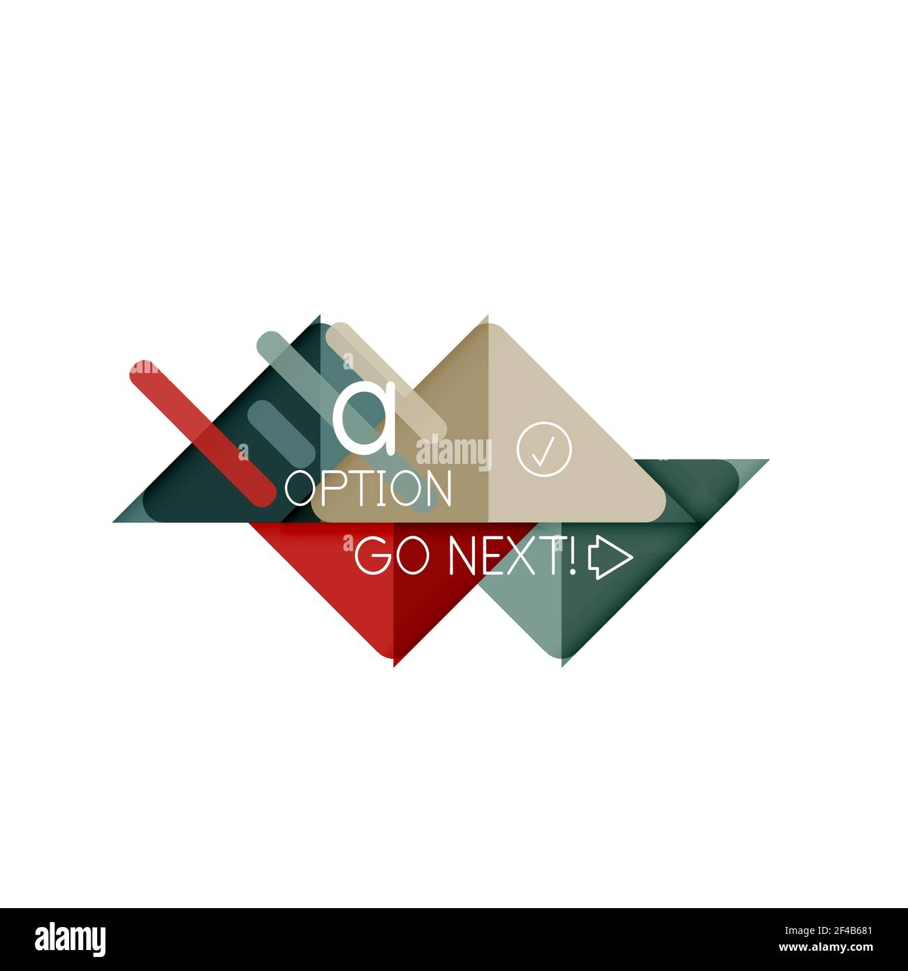 Triangle data visualization design, option infographic layout. Triangle ...