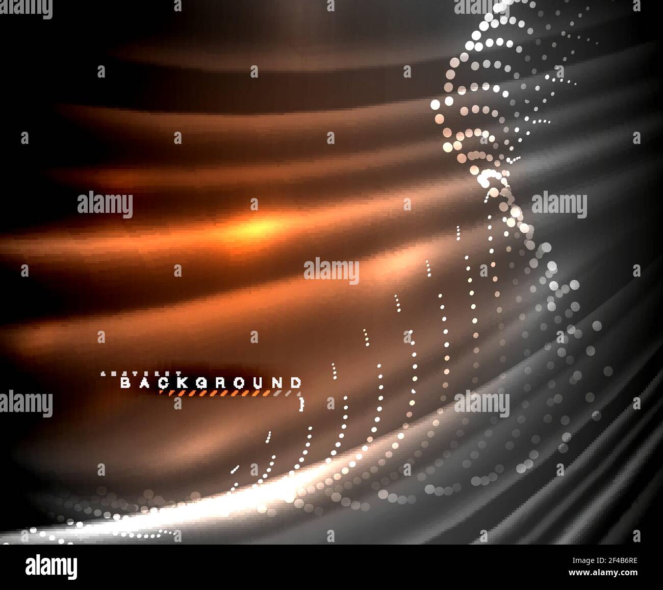 Neon glowing techno lines, hi-tech futuristic abstract background ...