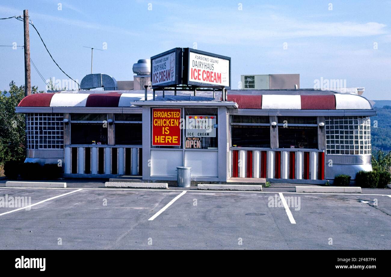 1980s ice cream shop hi-res stock photography and images - Alamy