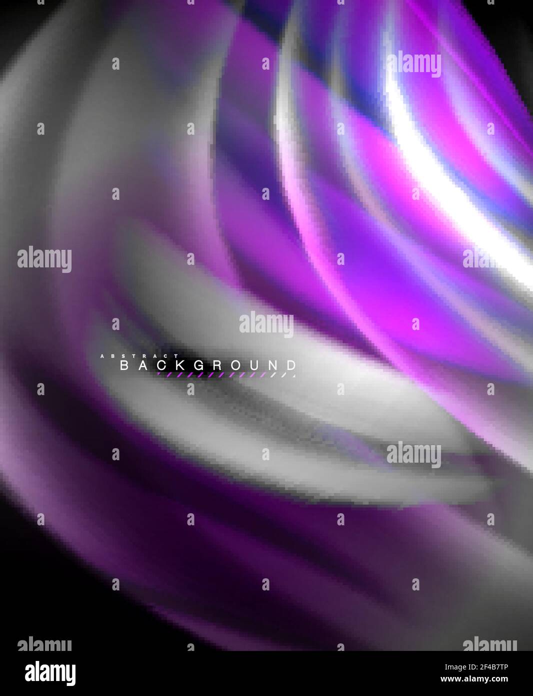 Neon holographic fluid color wave for web, wallpaper, pattern, texture ...