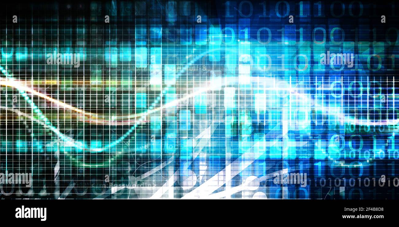 Technology Infrastructure as a IT Abstract Art Stock Photo - Alamy