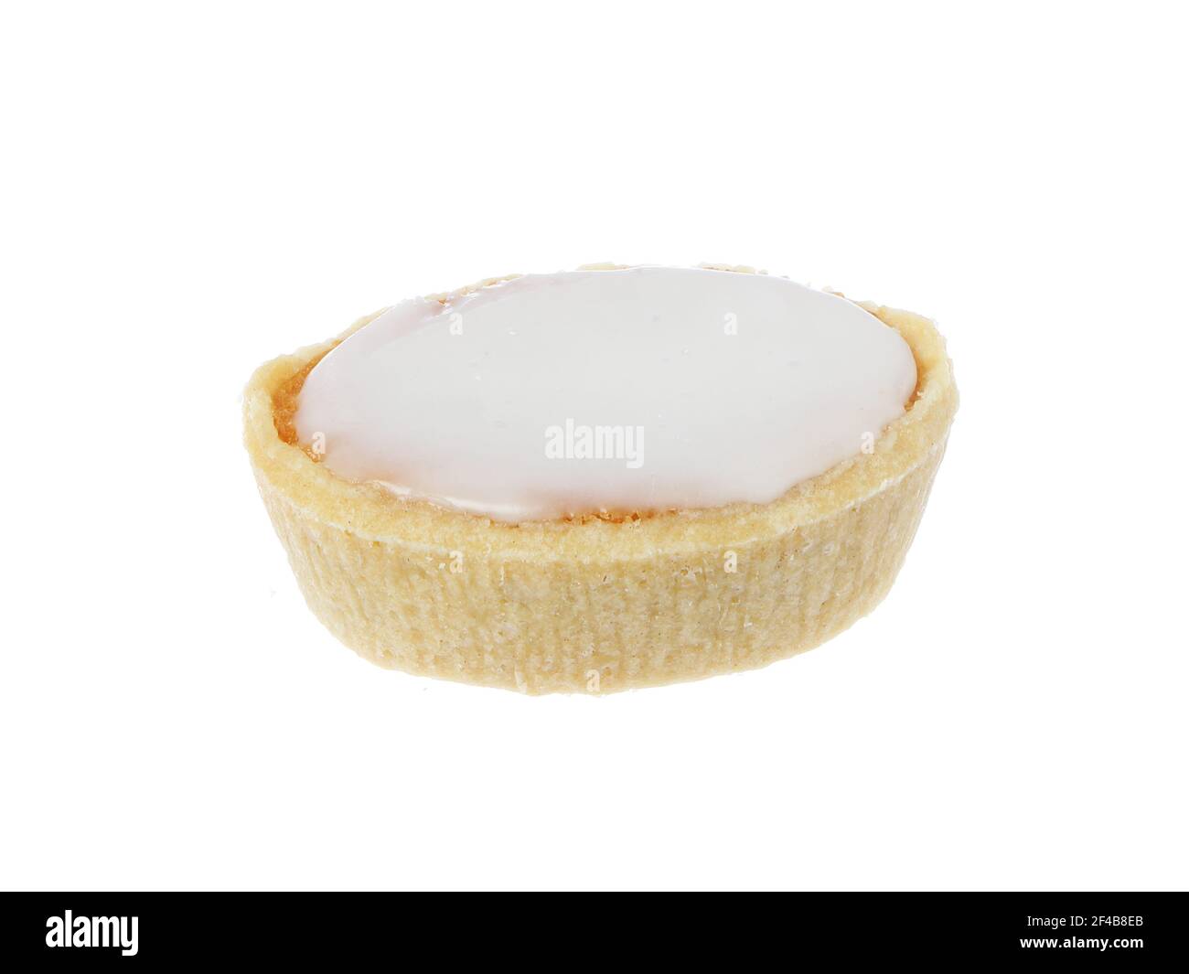 Classic Swedish mazarin pastry isolated on white background Stock Photo ...