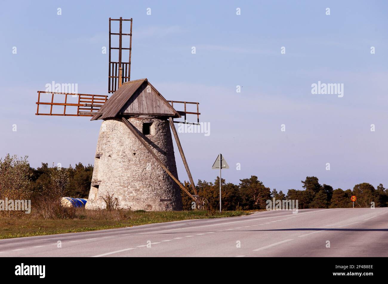 Gotland windmill hi-res stock photography and images - Alamy