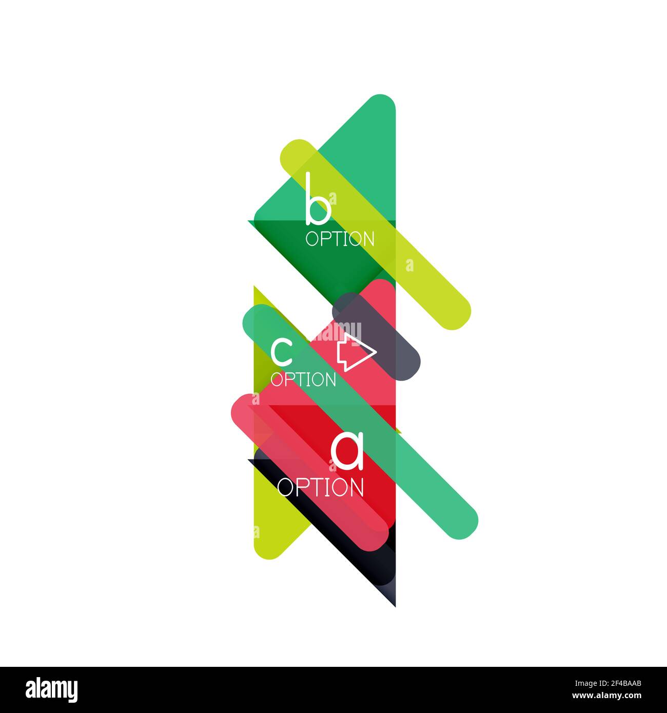 Triangle data visualization design, option infographic layout. Triangle ...