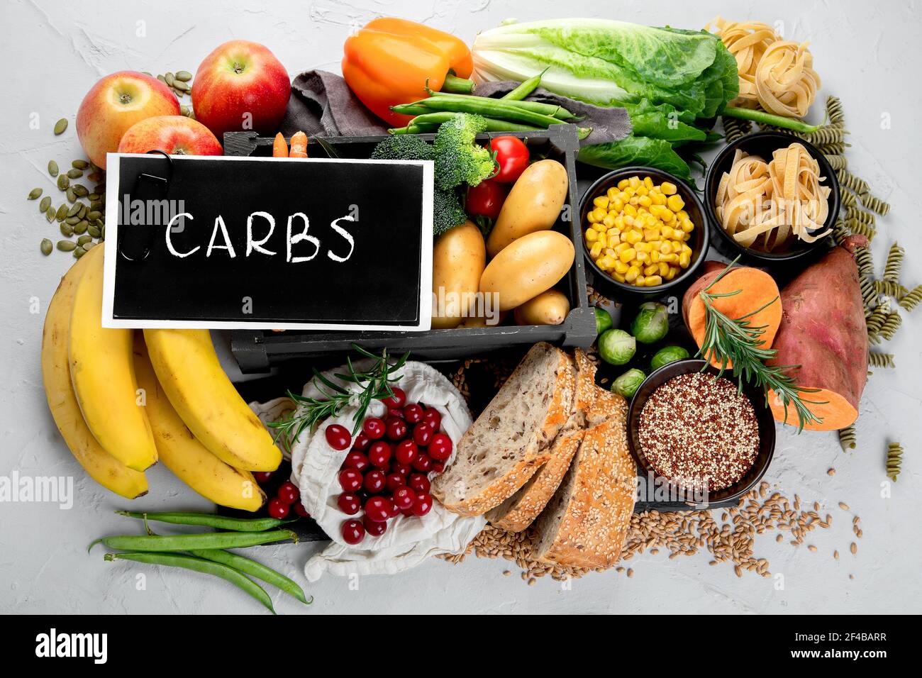 Sources of carbs hi-res stock photography and images - Alamy