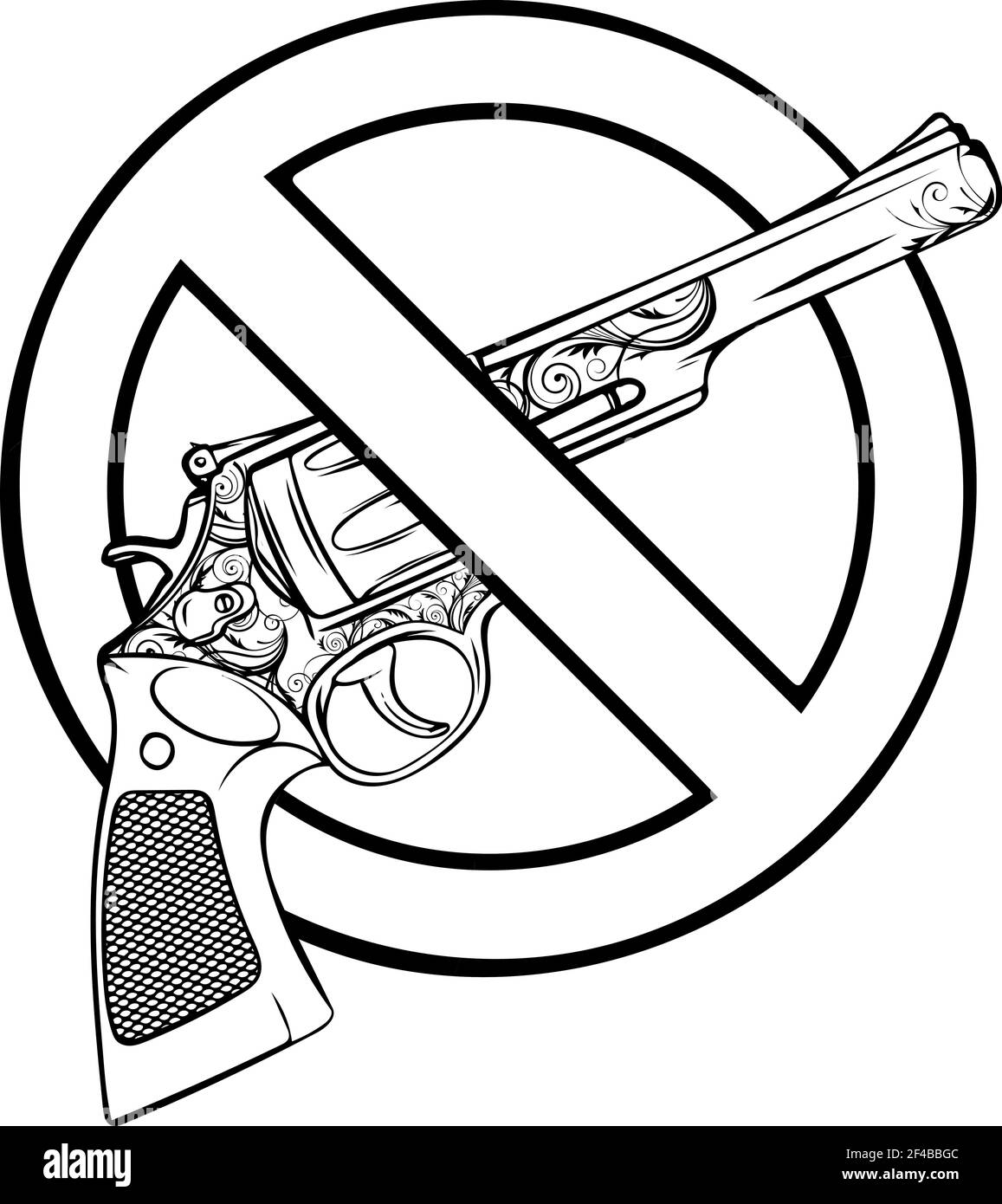 Drawing Gun Black and White Stock Photos & Images - Alamy