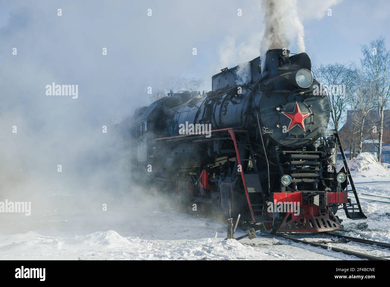 History transport russian steam locomotive hi-res stock photography and ...