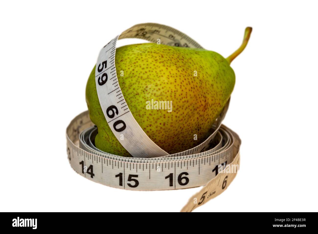 Apple pear fruit tape hi-res stock photography and images - Alamy