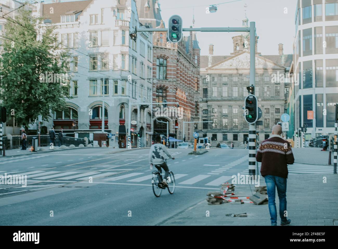 The streets of Amsterdam in the Netherlands Stock Photo - Alamy