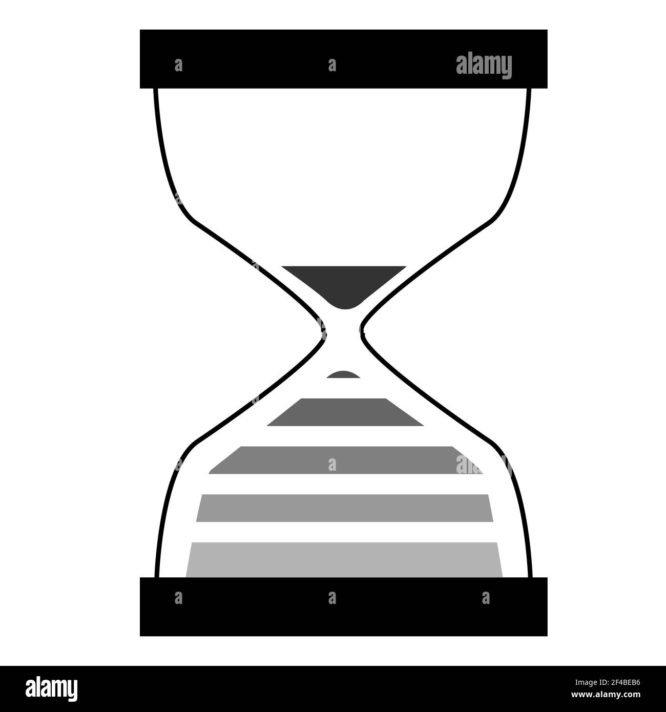 Computer Hourglass Icon Angry