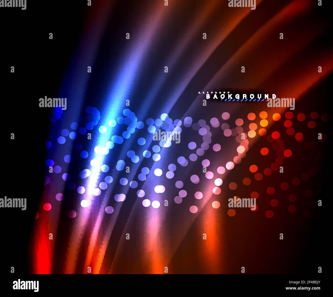 Neon glowing techno lines, hi-tech futuristic abstract background ...