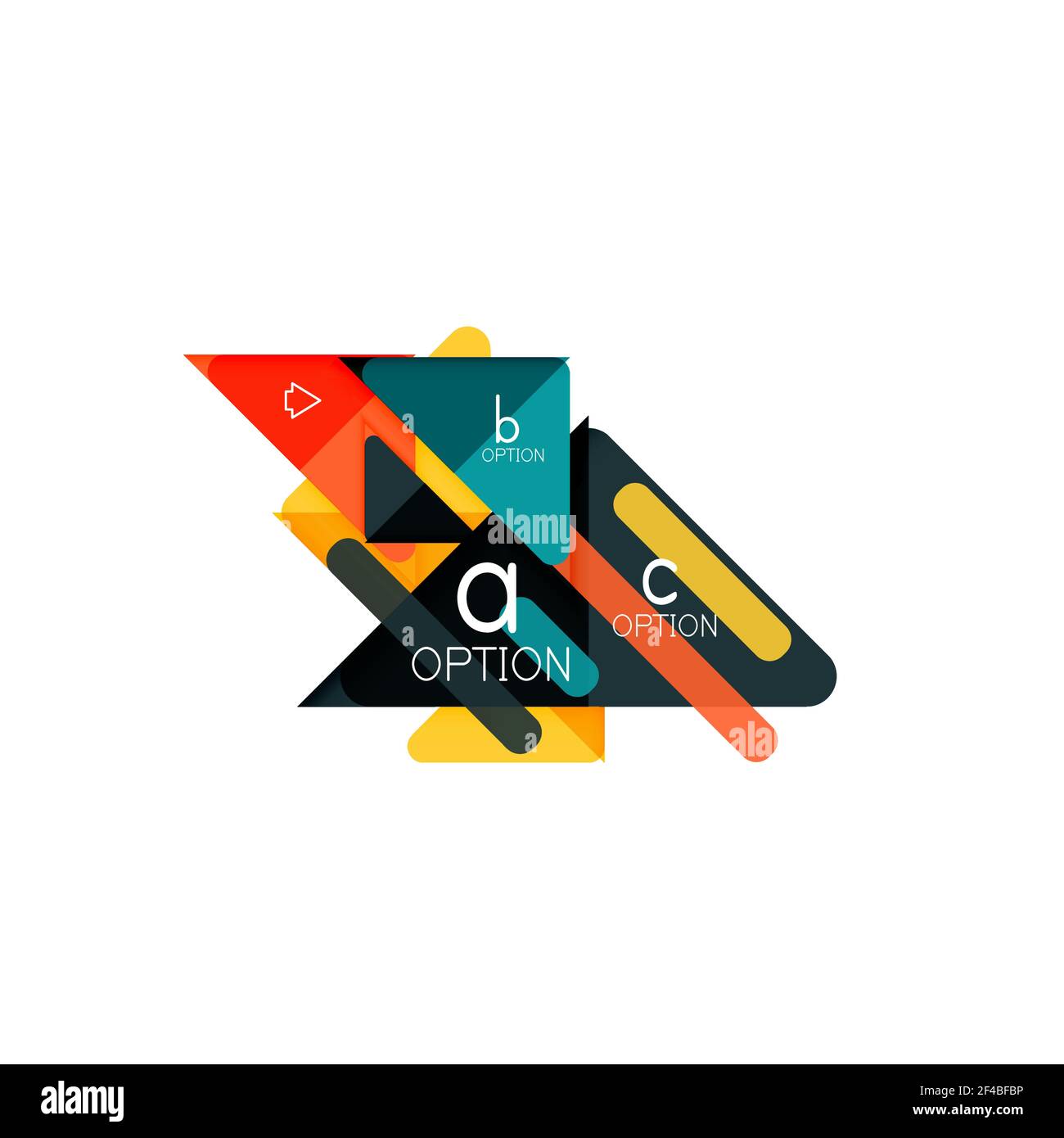Triangle Data Visualization Design Option Infographic Layout Triangle Data Visualization