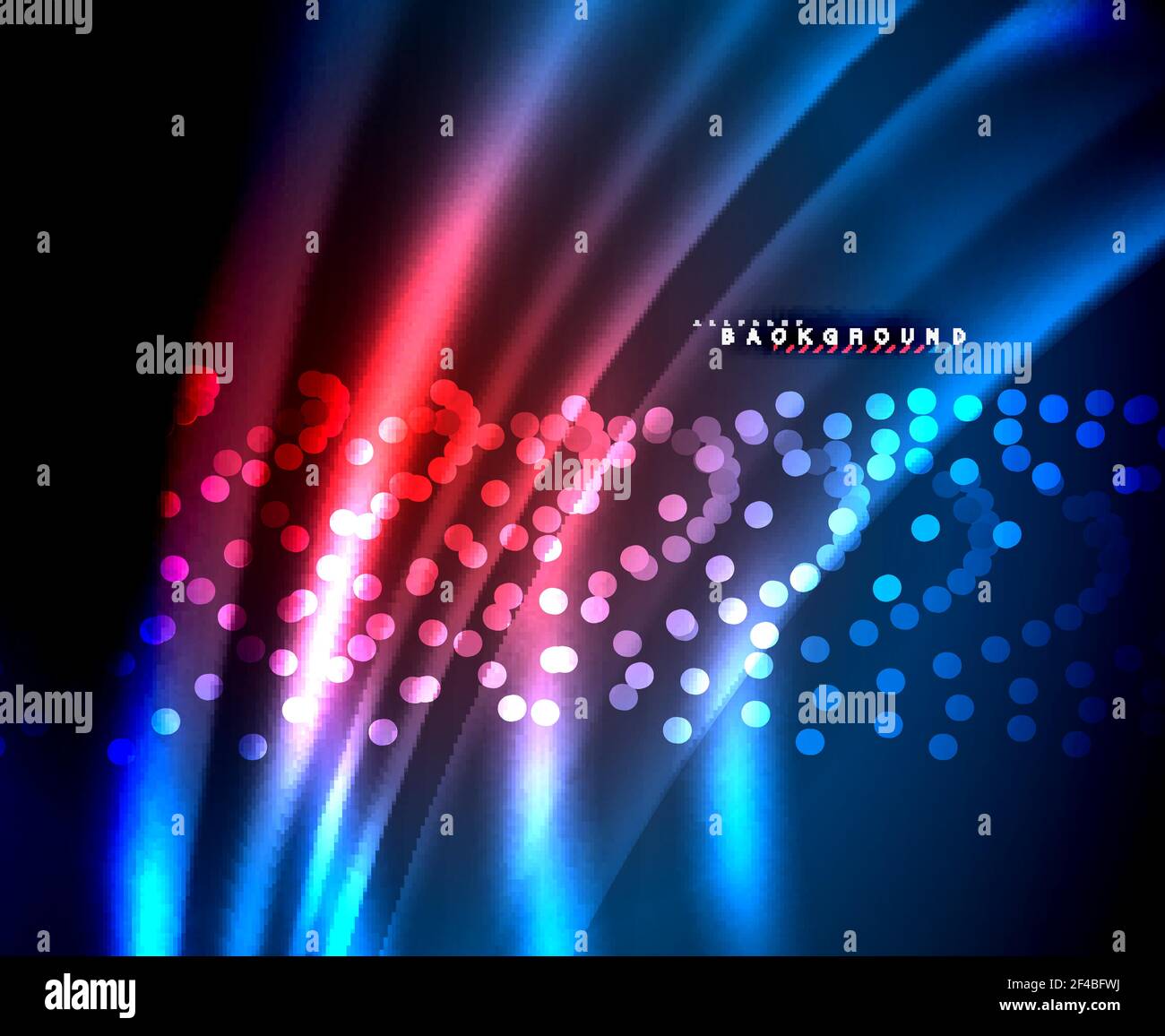 Neon glowing techno lines, hi-tech futuristic abstract background ...