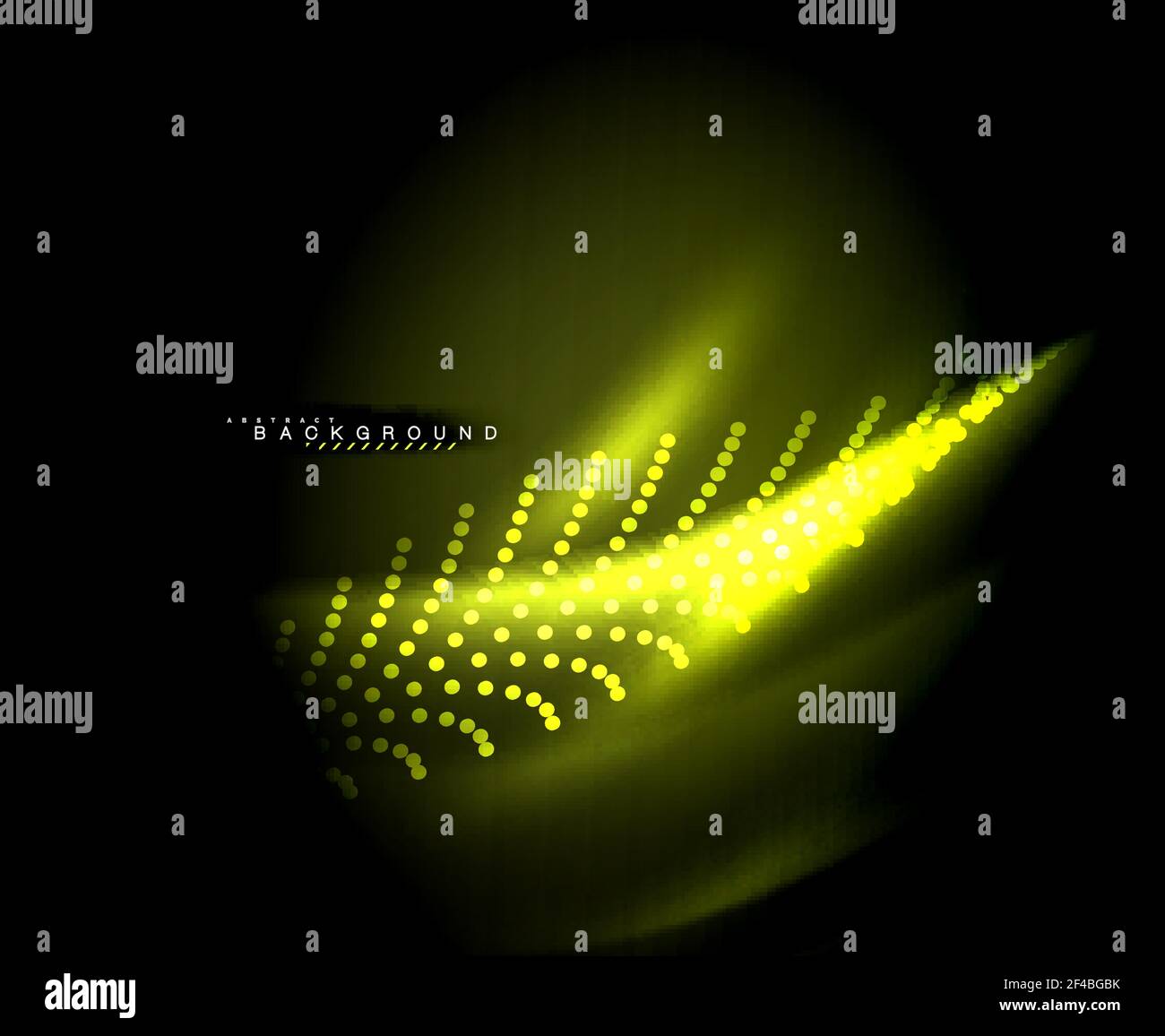 Neon glowing techno lines, hi-tech futuristic abstract background ...
