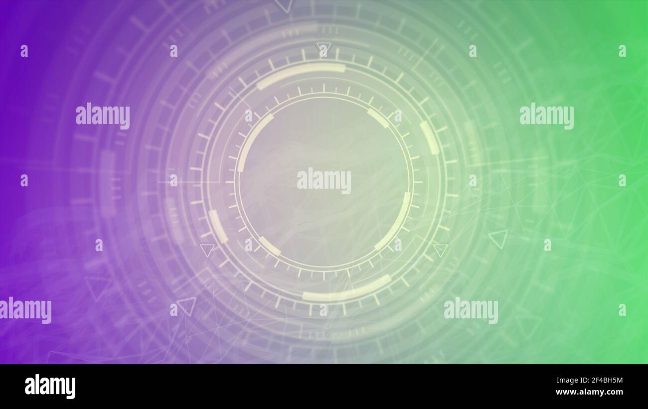 Abstract 3D illustration - multi colored hi-tech abstract background of ...