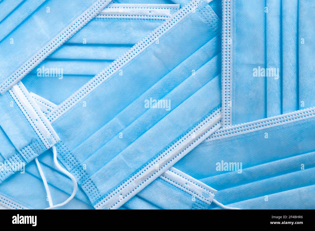 Medical mask. Background of surgical protective face masks. Disposable ...