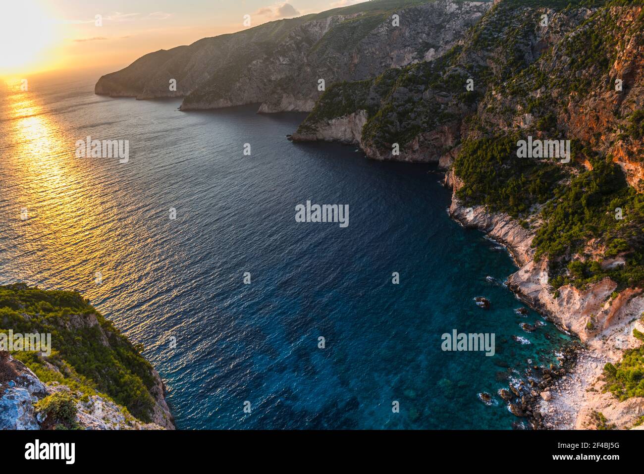 Summer landscape in Zakynthos island Stock Photo - Alamy