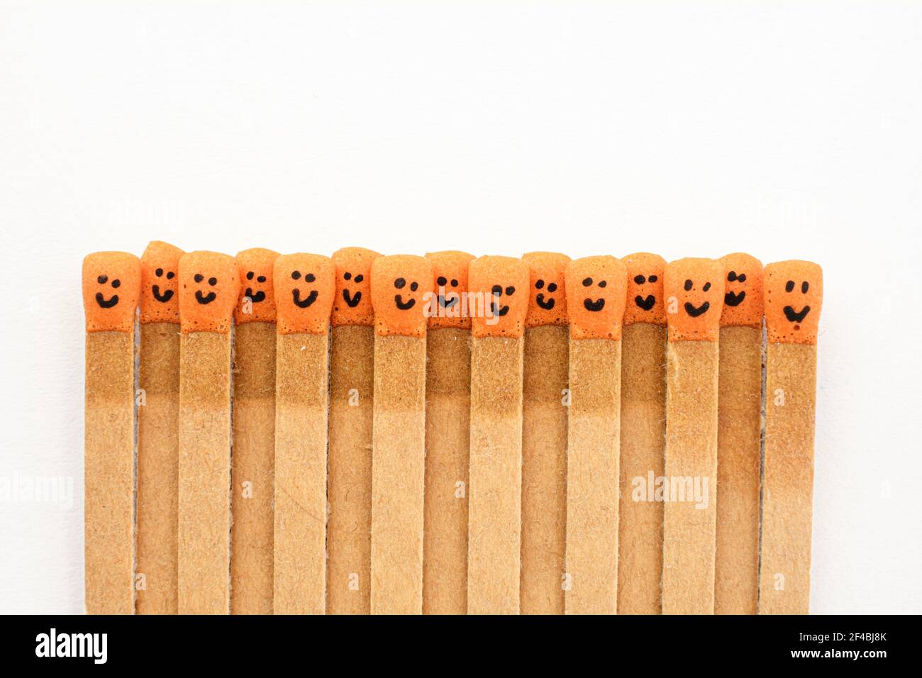 matchsticks on a white paper Stock Photo - Alamy