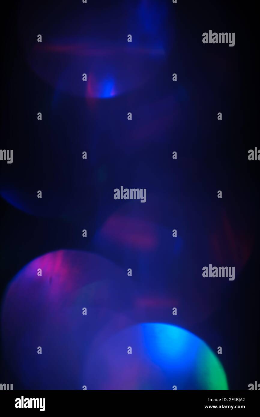 Abstract defocused lights on dark background, full frame Stock Photo ...