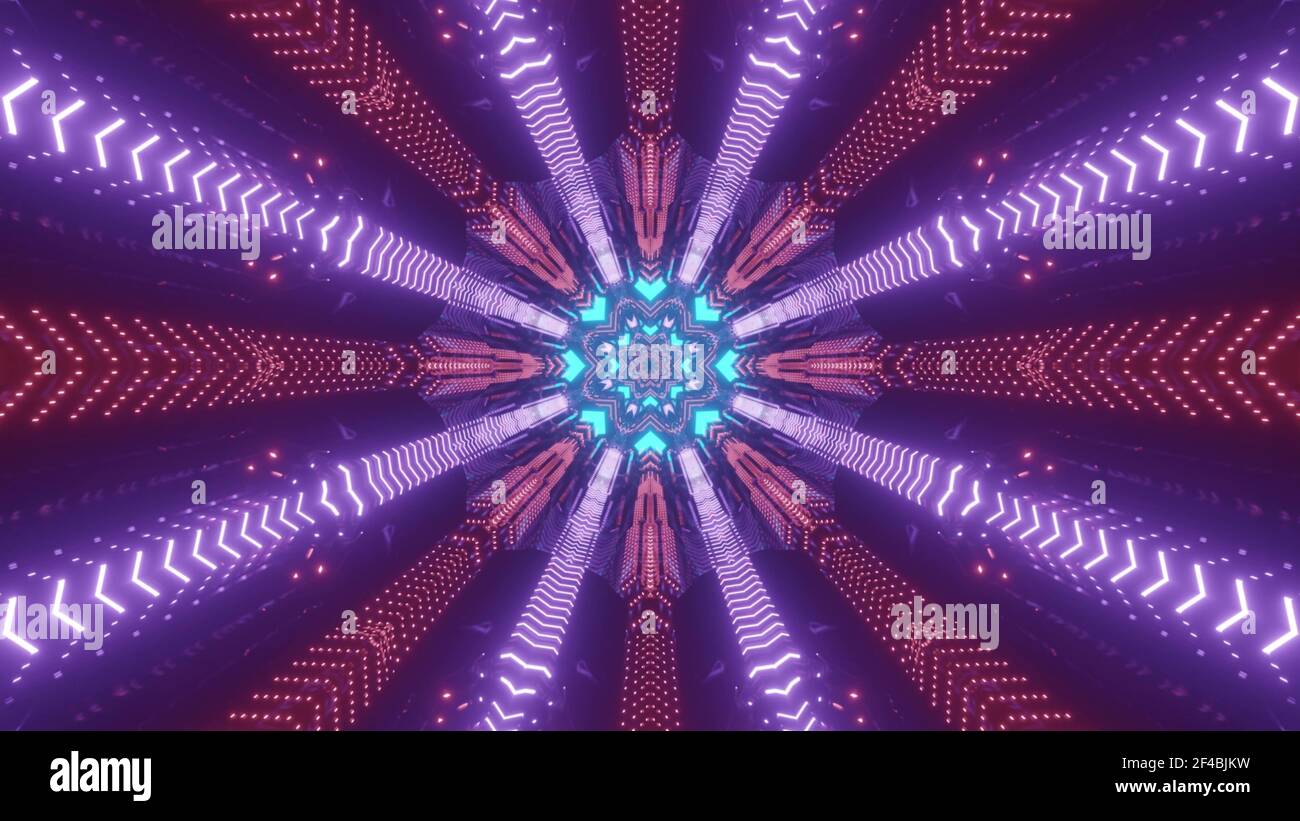 Circular neon design hi-res stock photography and images - Alamy