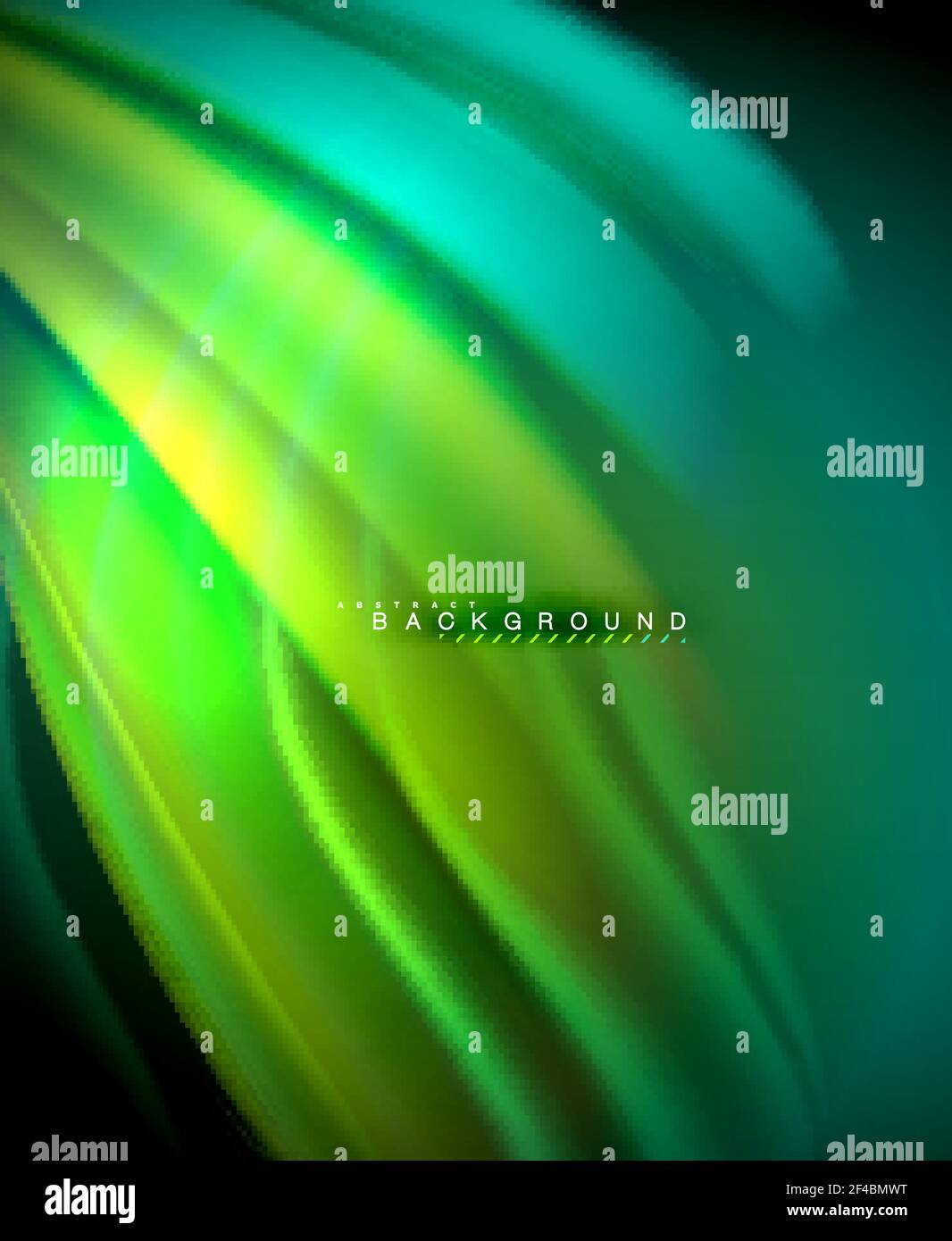 Neon holographic fluid color wave for web, wallpaper, pattern, texture ...