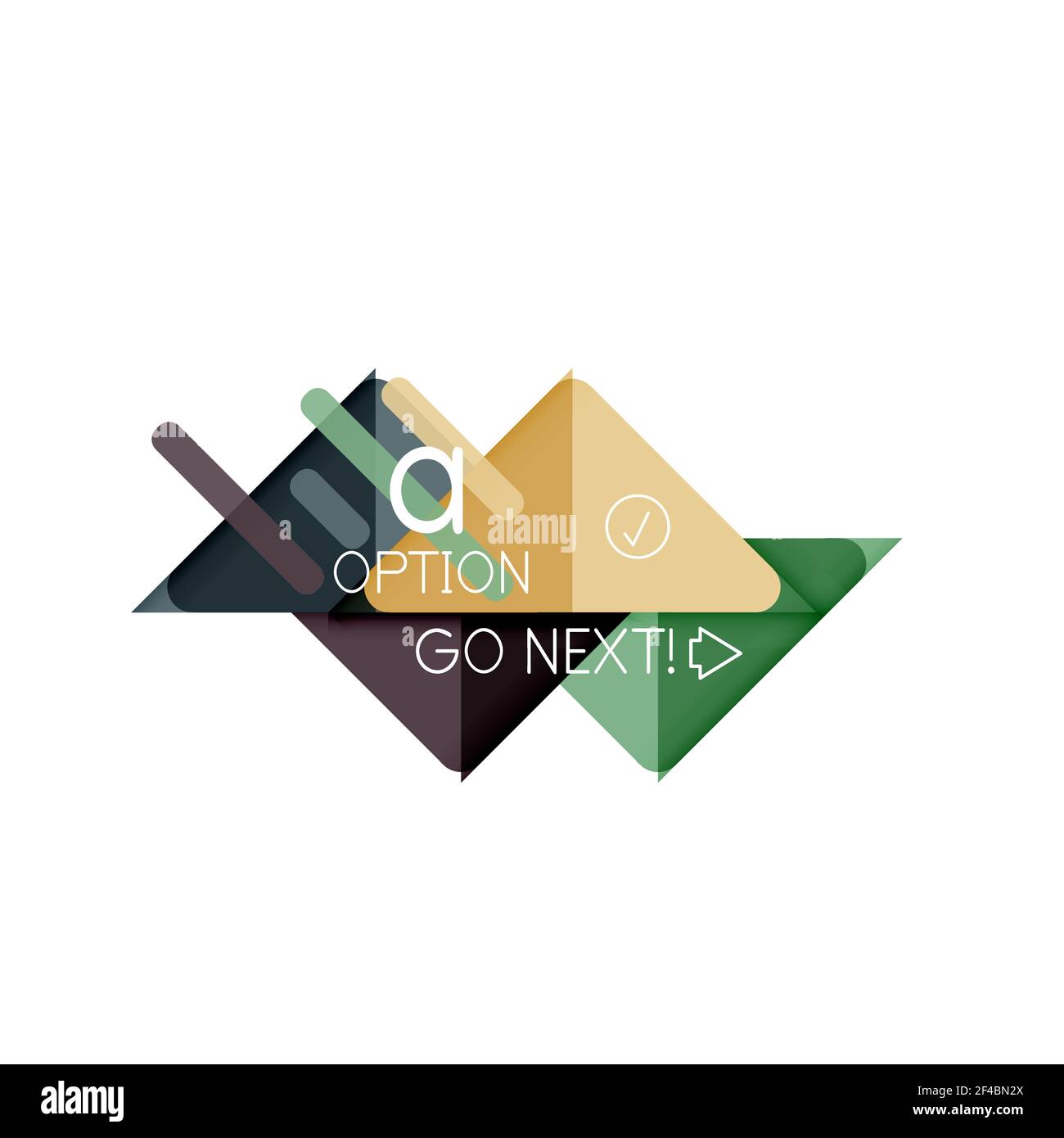 Triangle data visualization design, option infographic layout. Triangle ...