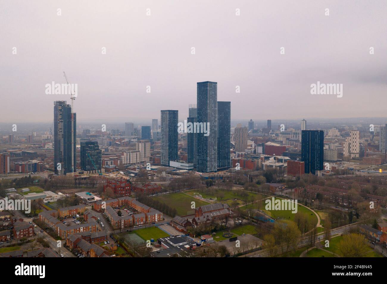 Deansgate Manchester Aerial High Resolution Stock Photography and ...