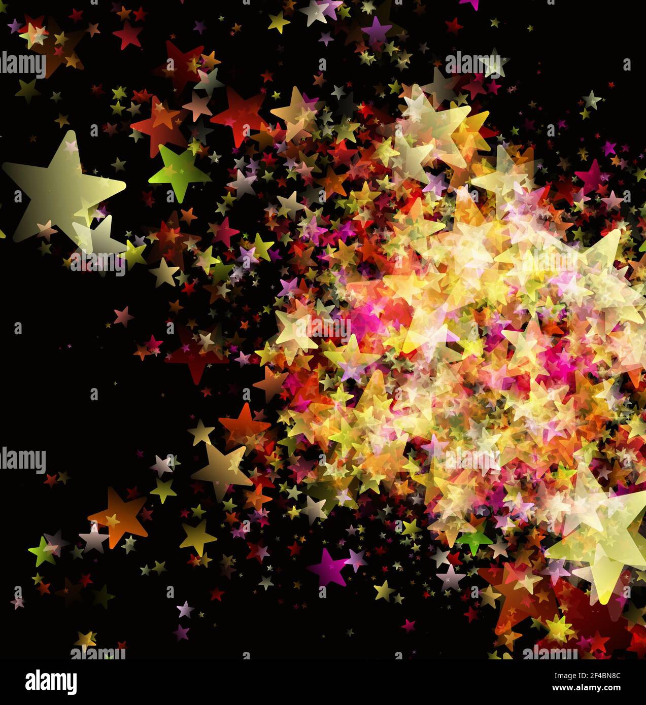 Multicolored small stars abstract hi-res stock photography and images ...