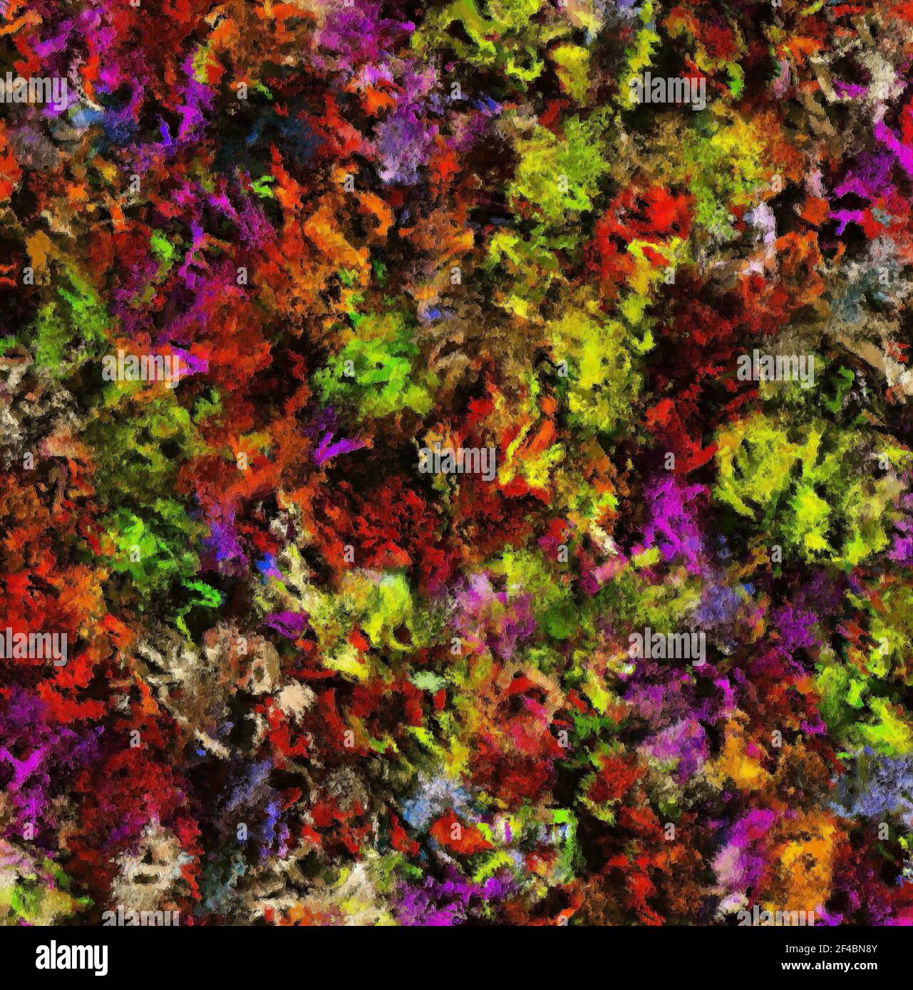 Abstract Pattern from Multicolored oil color Backgrounds Stock Photo ...