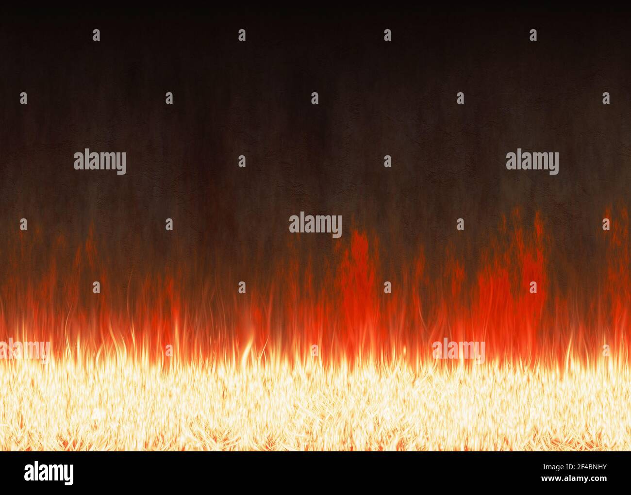 red flame of fire with smoke Stock Photo - Alamy