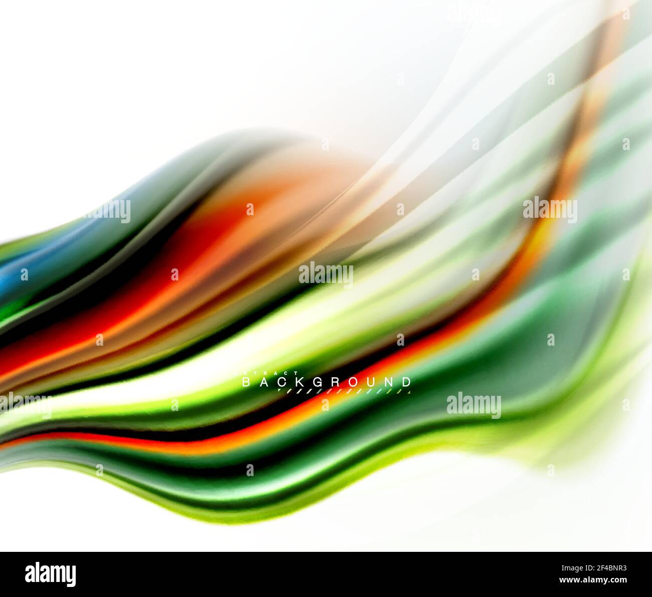 Fluid liquid mixing colors concept on light grey background, wave and ...