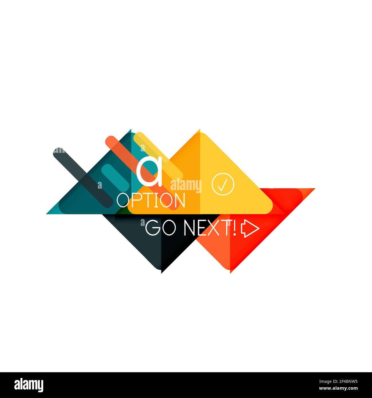 Triangle data visualization design, option infographic layout. Triangle ...