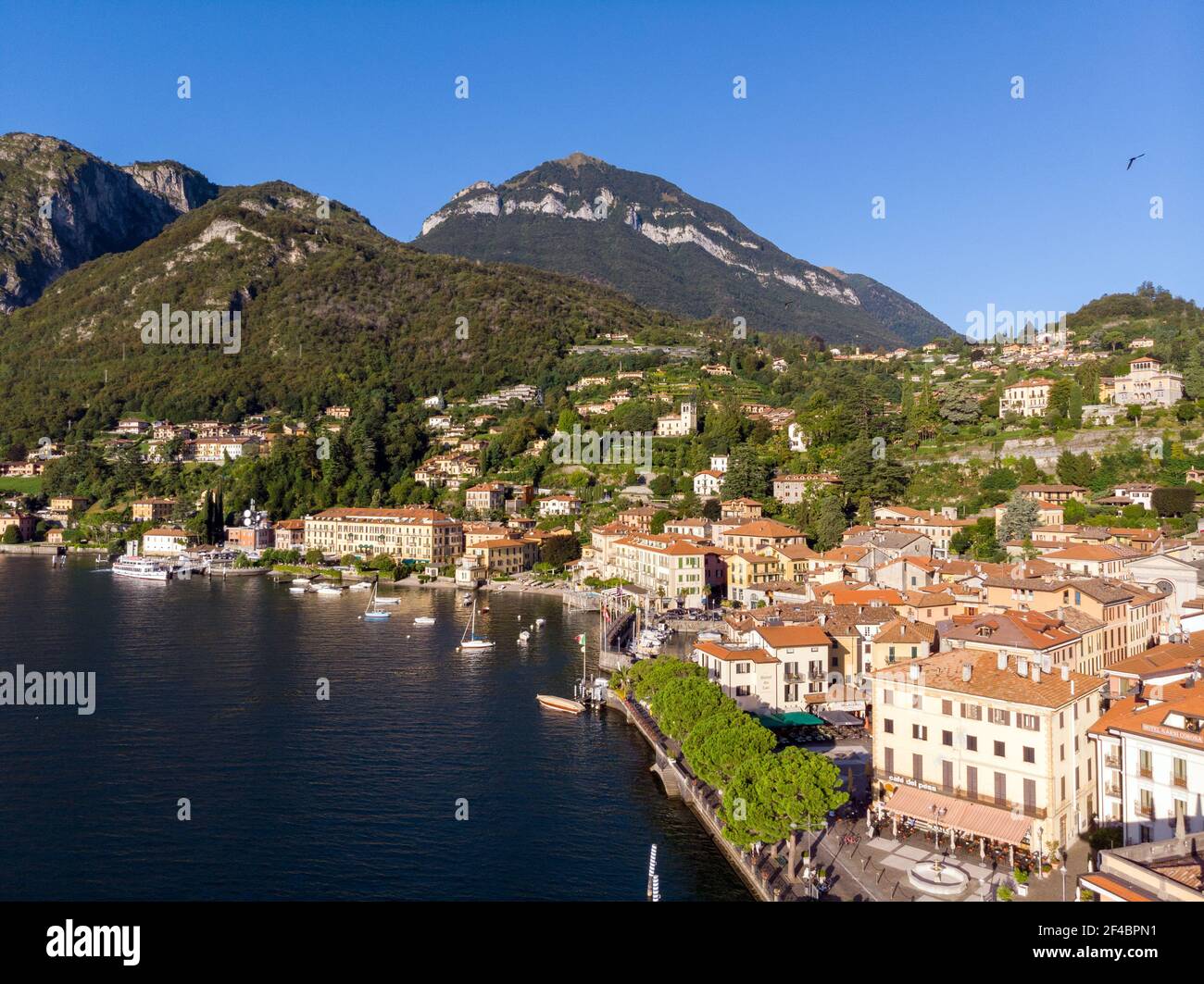 Amazing aerial view of Menaggio, Lake of Como, Italy Stock Photo - Alamy