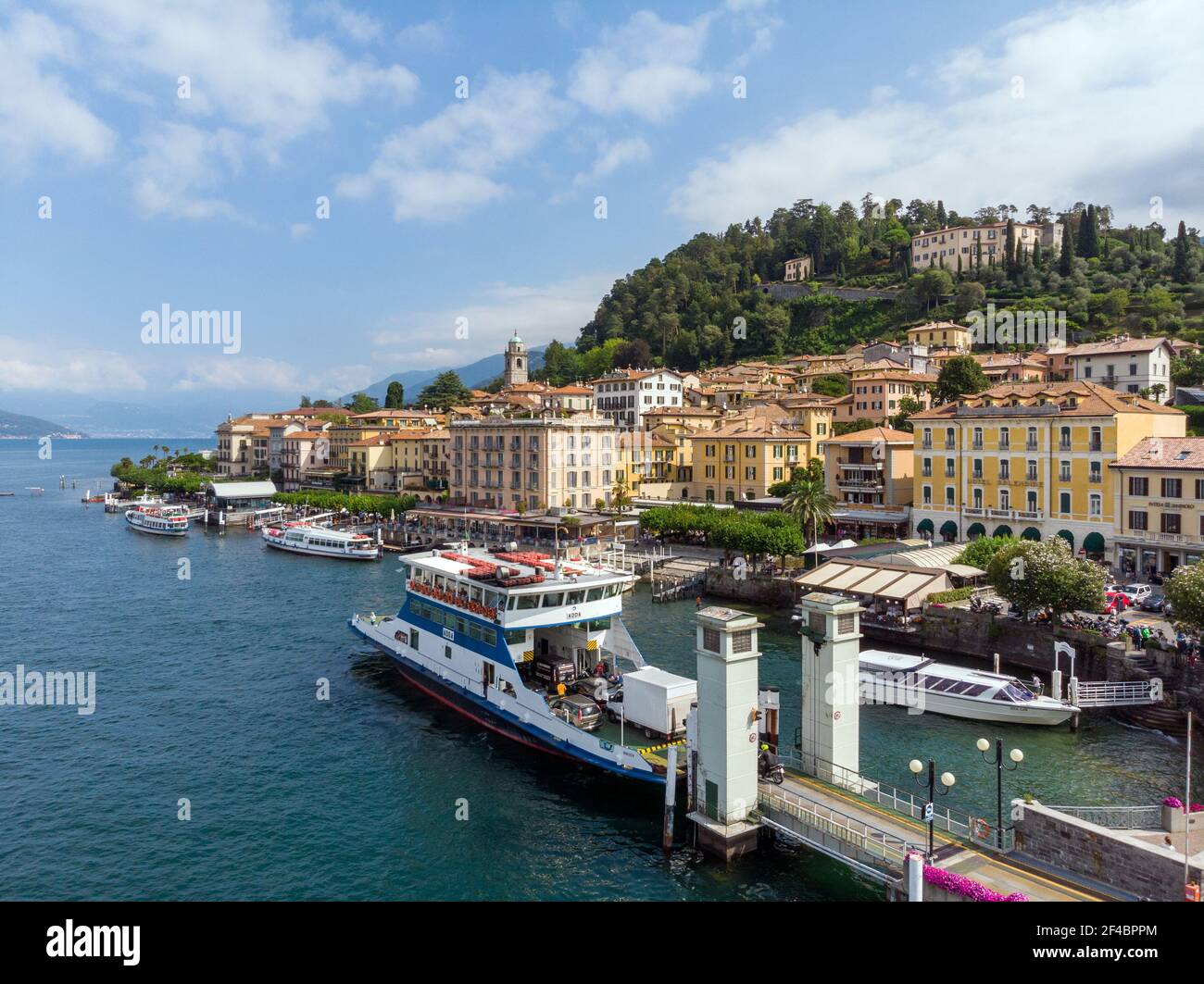 Aerial view of Bellagio, Lake of Como, Italy Stock Photo - Alamy