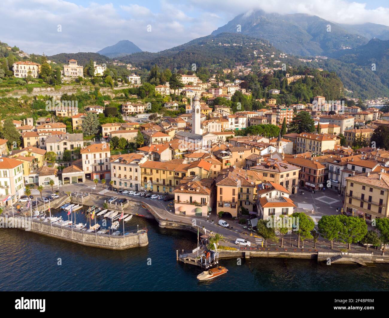 Aerial view of Menaggio, Lake of Como, Italy Stock Photo - Alamy