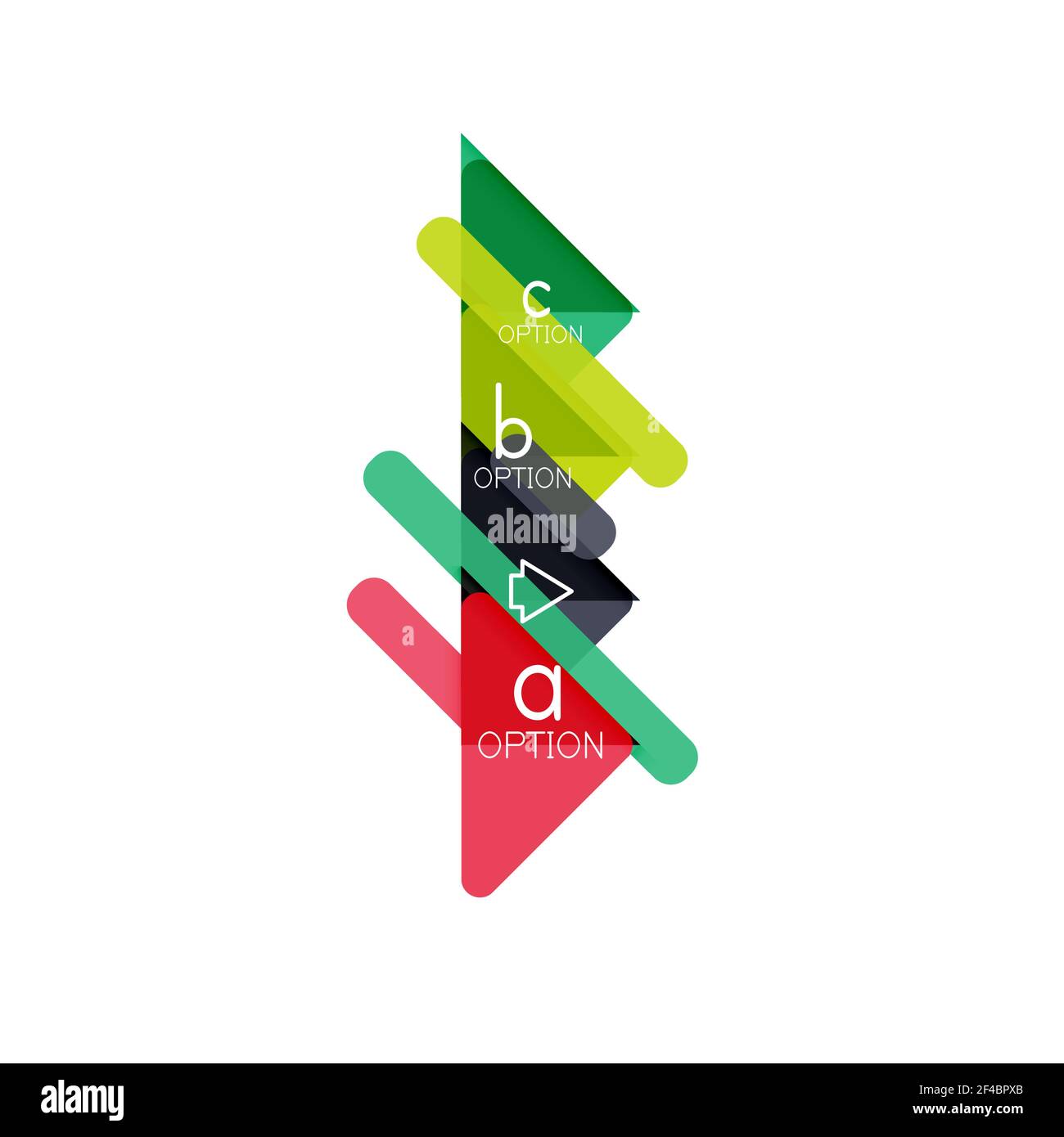 Triangle Data Visualization Design Option Infographic Layout Triangle Data Visualization