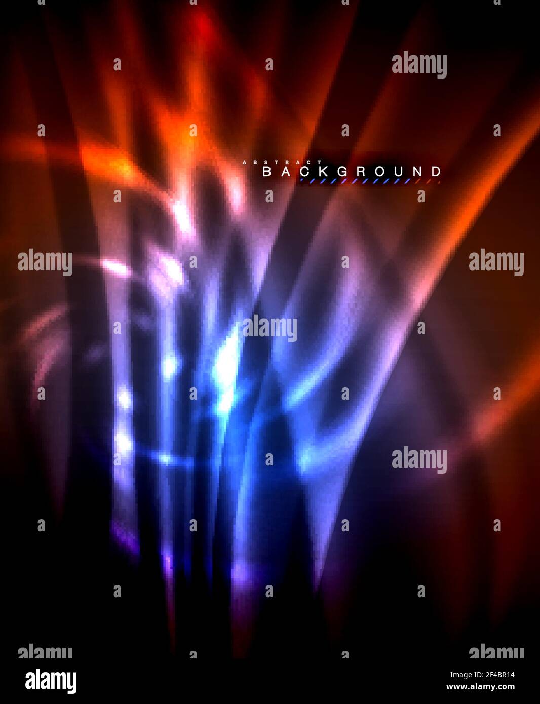 Neon glowing techno lines, hi-tech futuristic abstract background ...