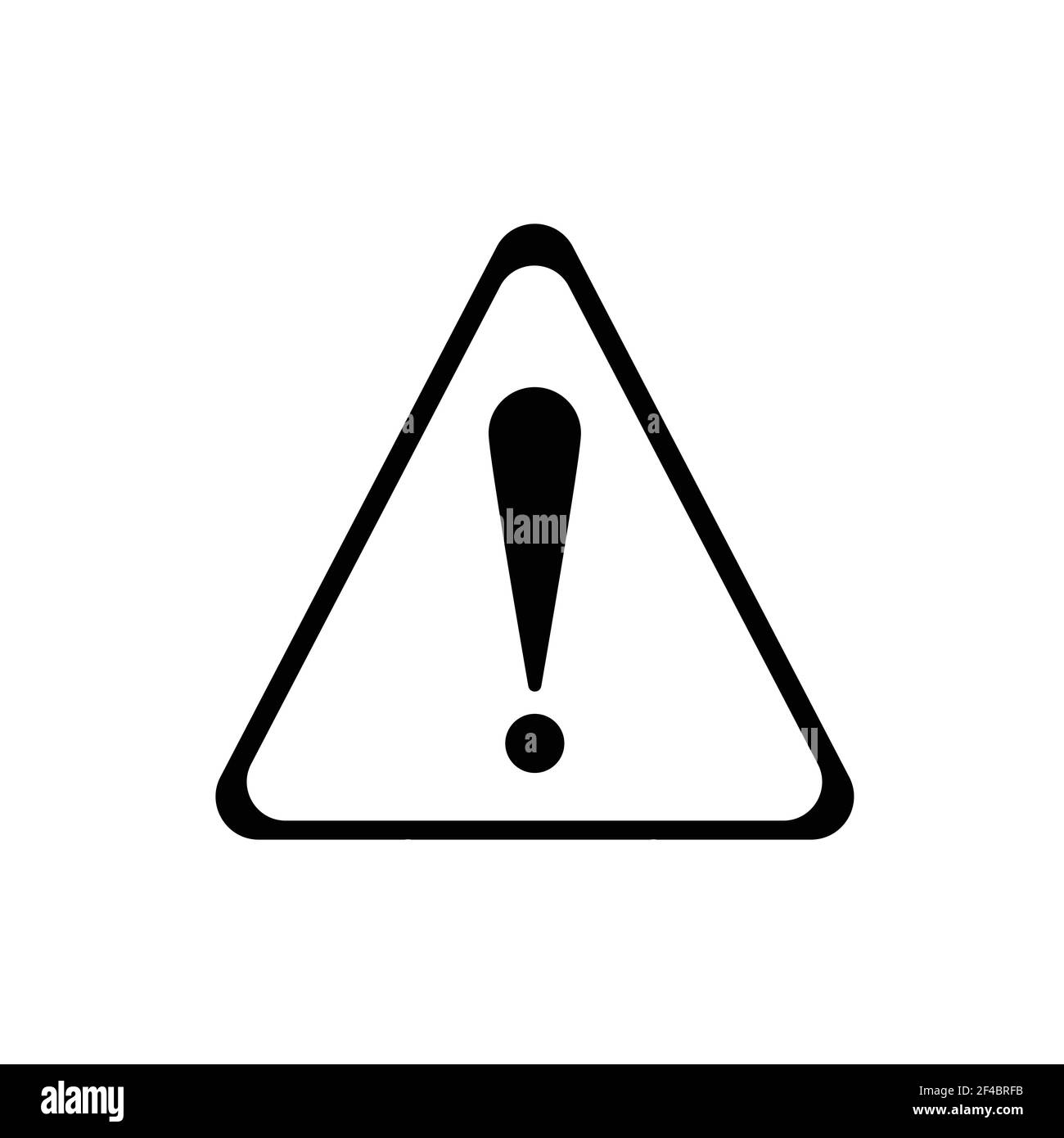 Attention dangerous black element. Warning sign. Pictogram for web page ...