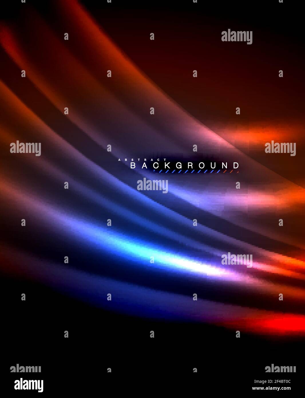 Neon glowing techno lines, hi-tech futuristic abstract background ...