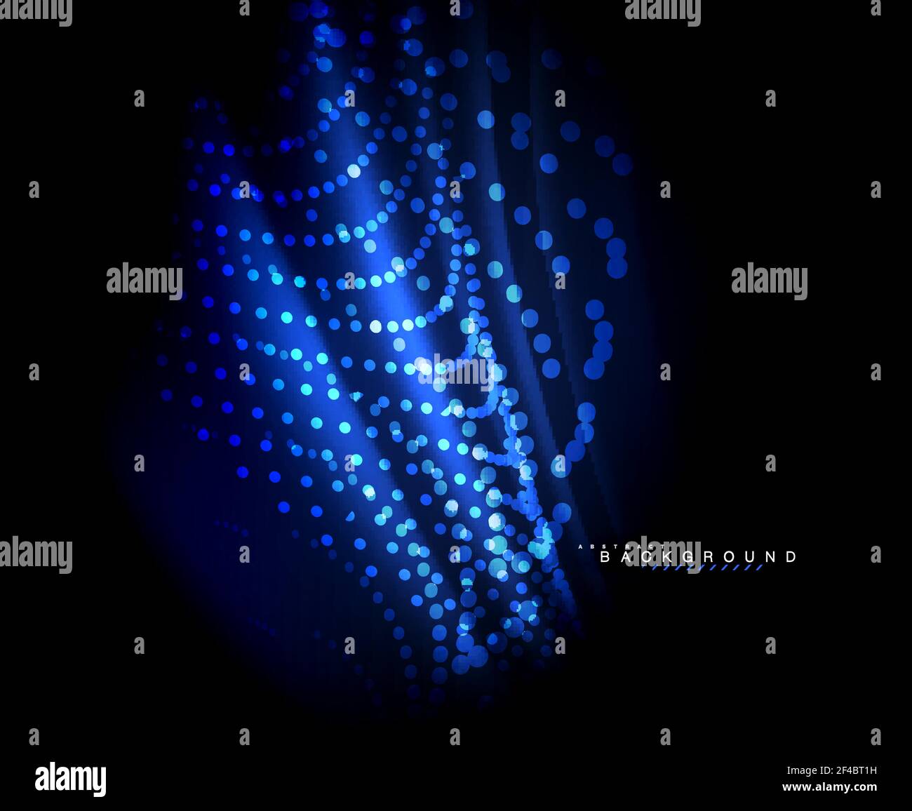 Neon glowing techno lines, hi-tech futuristic abstract background ...