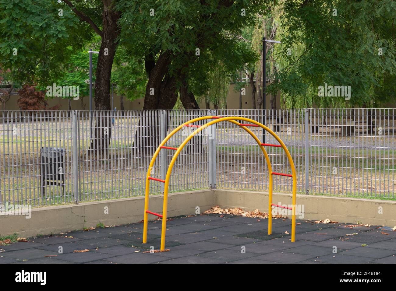 Empty kid playground hi-res stock photography and images - Alamy