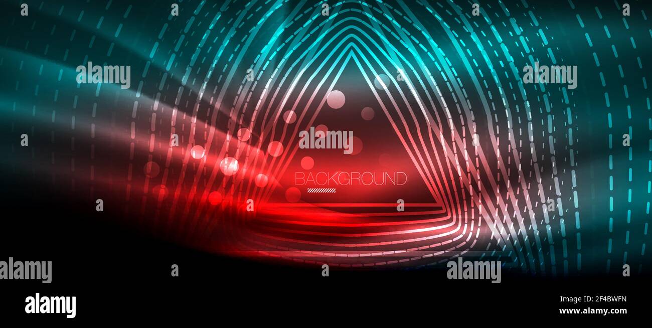 Neon glowing wave, magic energy and light motion background. Wallpaper ...